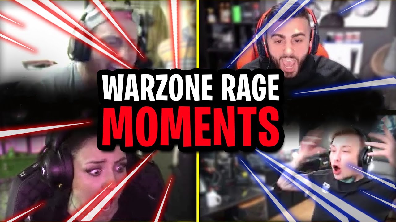Ultimate Warzone Rage Compilation! (Funny Streamer Moments) - YouTube