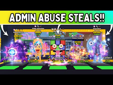 I STOLE THE CRAZIEST BRAINROTS FROM BACKROOMS ADMIN ABUSE!! *INSANE!!!* Steal a Brainrot ROBLOX!