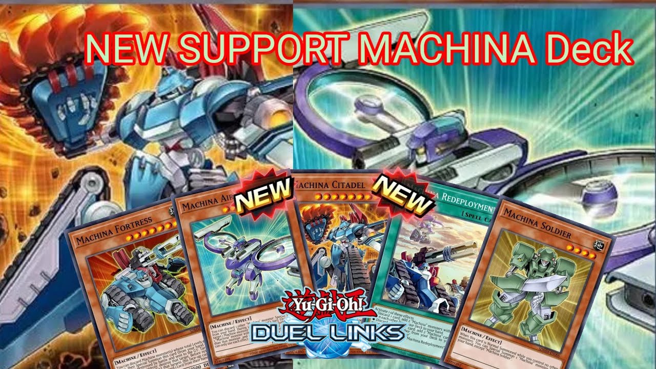 NEW SUPPORT MACHINA - MACHINA Deck [Yu-Gi-Oh! Duel Links] - YouTube