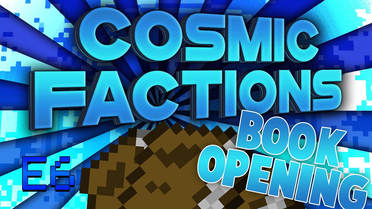Minecraft Factions:"Enchantment Book Opening"#6 (CosmicPvP: Pleb Planet ...