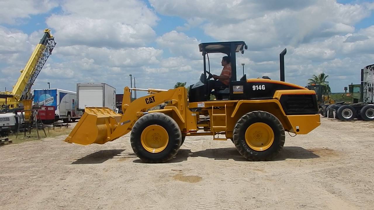 CAT 914G FRONT LOADER GM105766 - YouTube