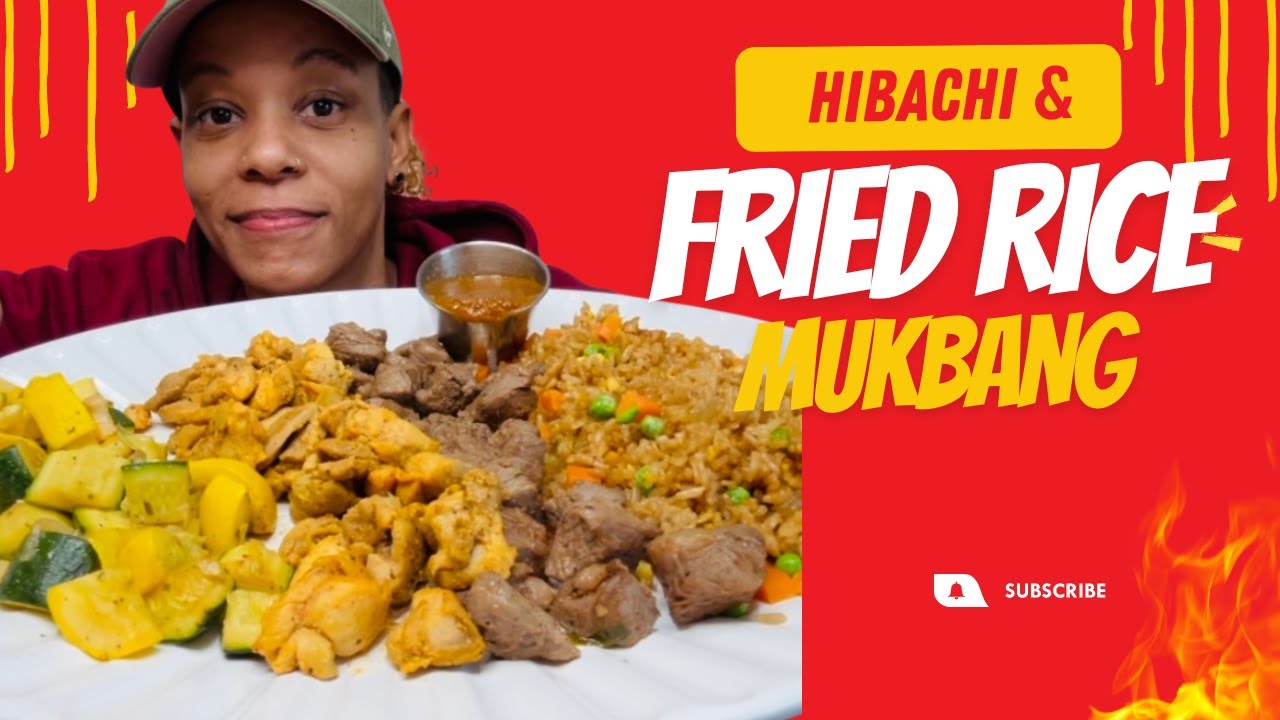 HOMEMADE HIBACHI ASMR MUKBANG | DISCUSSING HOW I HAD MY SON - YouTube