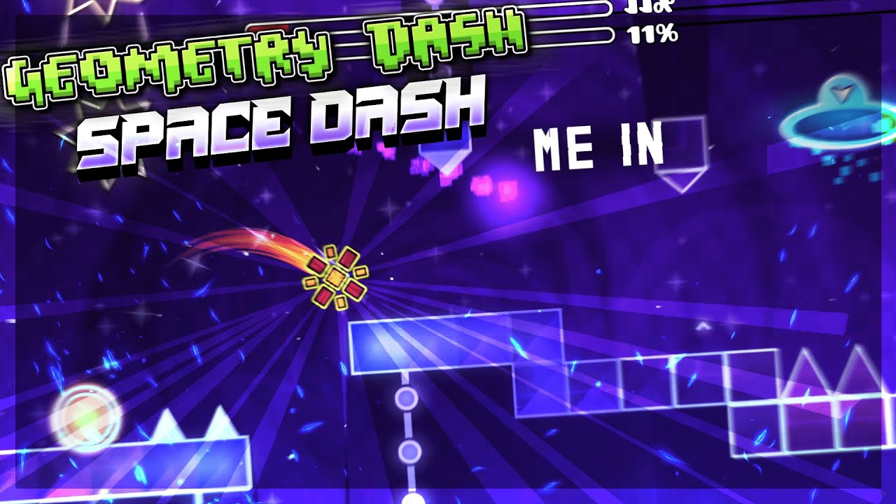 Geometry Dash | Space Dash (By Bluepper) | SaderPlay [No Comment] - YouTube
