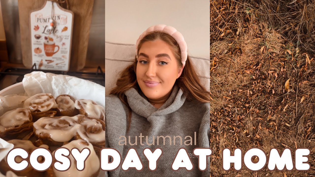 spend the day with me; cinnamon rolls, mini primark haul, cosy cleaning ...