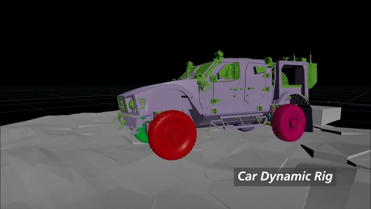 [Houdini] vehicle dynamic rig - YouTube