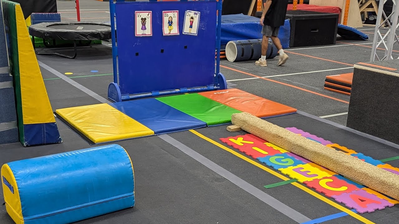 Preschool Gymnastics ABCs Lesson Plan Walkthrough Zone 1 - YouTube
