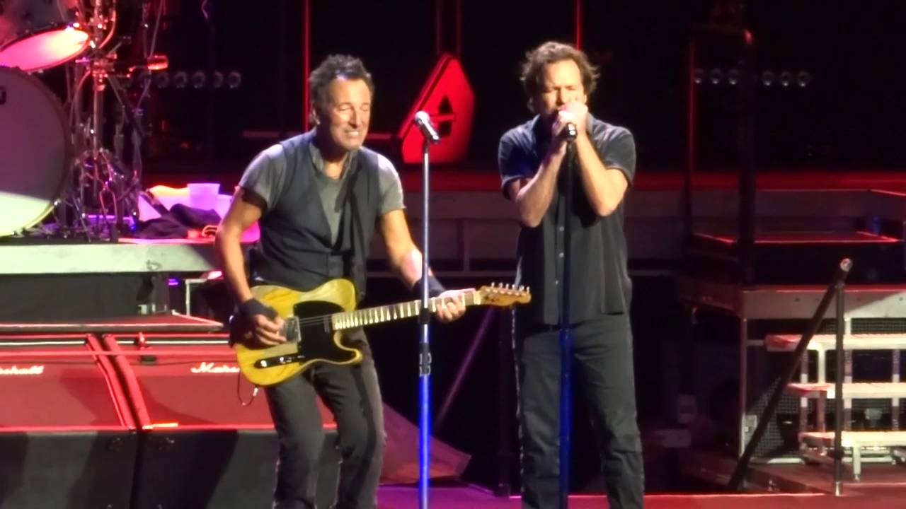 Bruce Springsteen and Eddie Vedder- Bobby Jean, Key Arena, Seattle, WA ...
