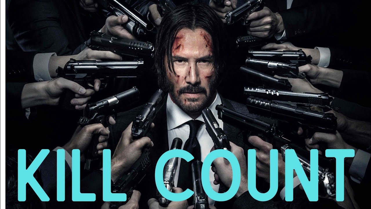 JOHN WICK KILL COUNT ⚡BEST FIGHTING SCENES ⚡JOHN WICK CHAPTER-2⚡KEANU ...