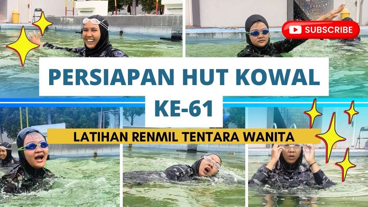 LATIHAN RENMIL BERSAMA TENTARA WANITA MENYAMBUT HUT KOWAL KE 61 - YouTube