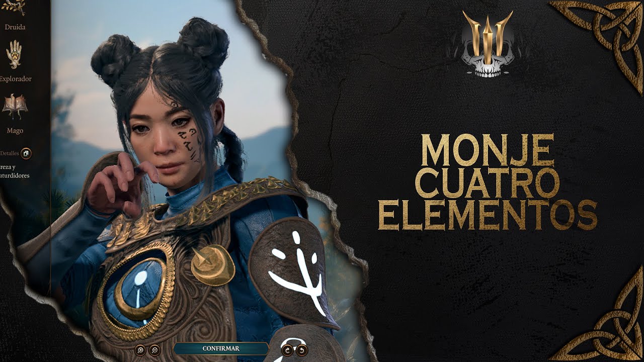 🌊 MONJE 4 ELEMENTOS 🔥 Build Baldur’s Gate 3 - YouTube