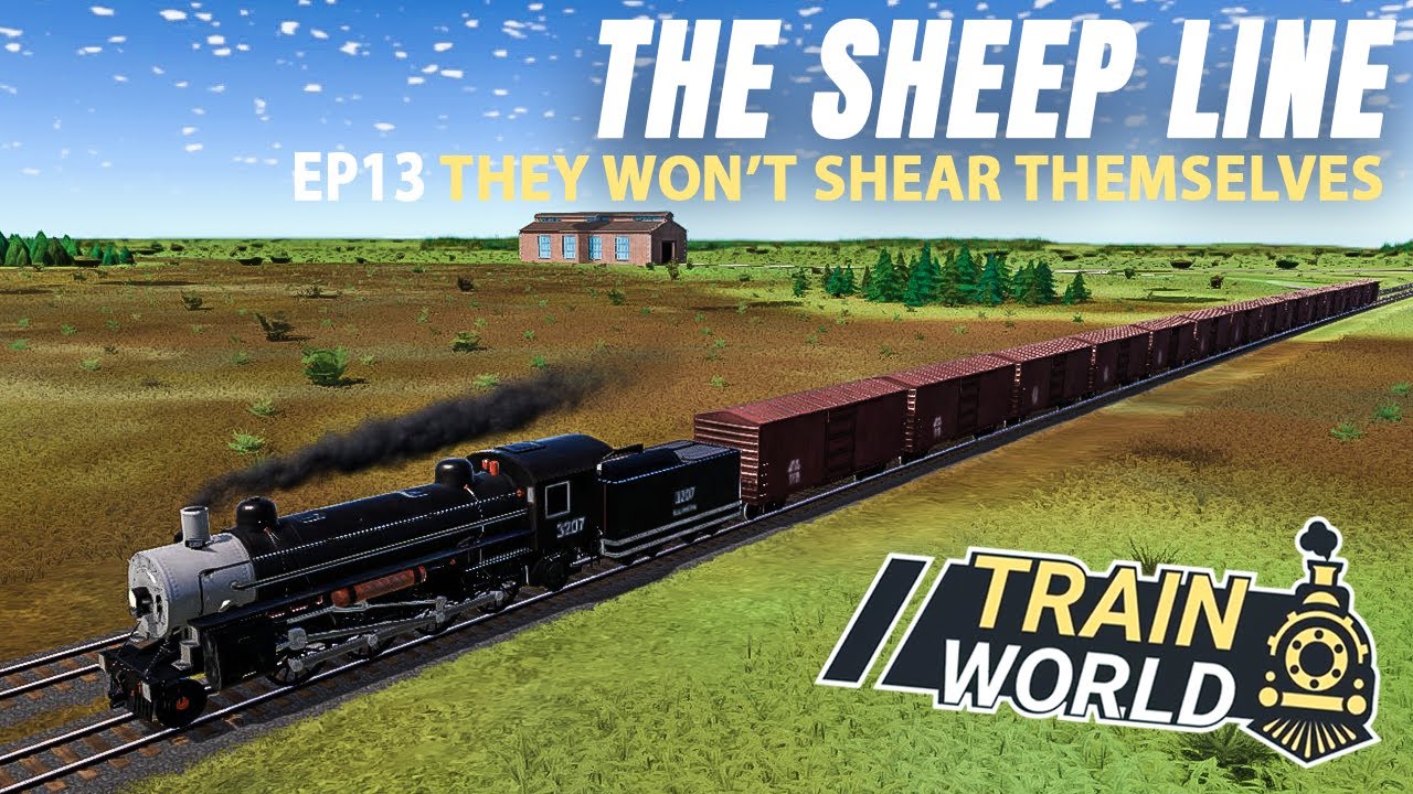 Train World Island Map #13 - New region, new industry, sheep. Lets get ...
