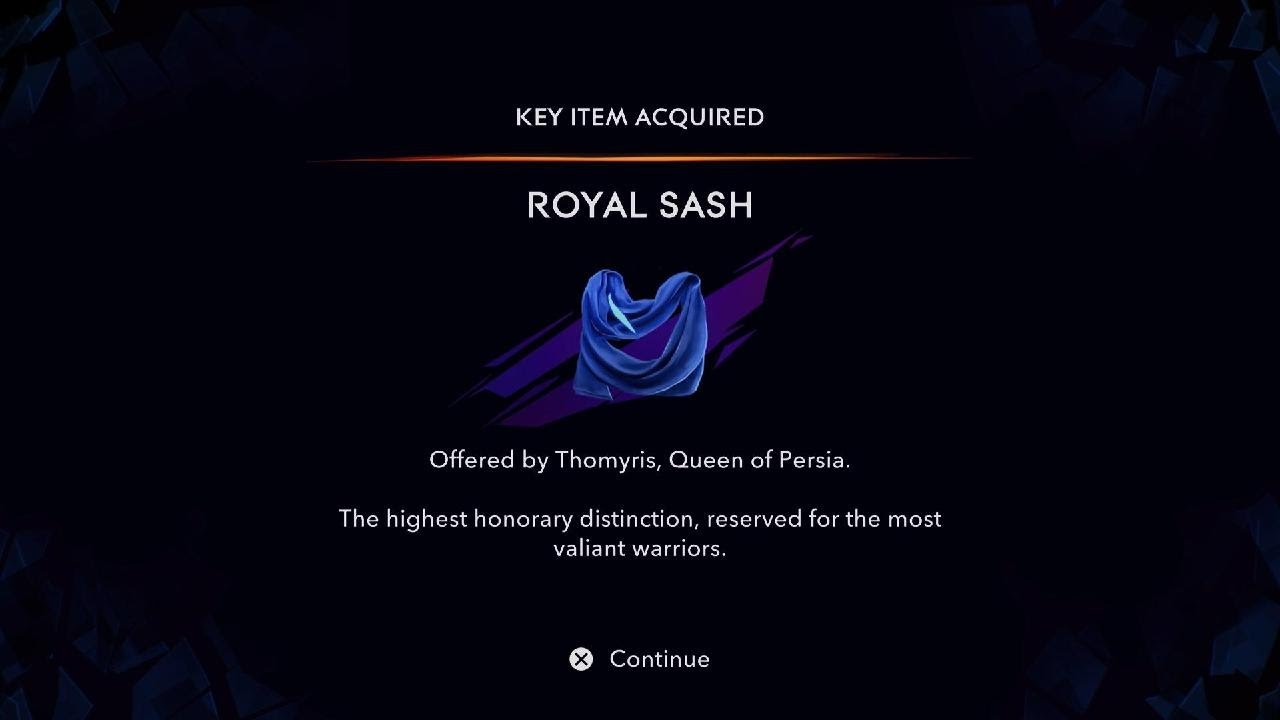 Prince of Persia: The Lost Crown how to unlock royal sash key item ...
