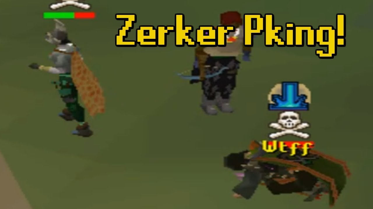 He wasn't ready for this! - 75 & 60 Attack Zerker Pking [OSRS] - YouTube