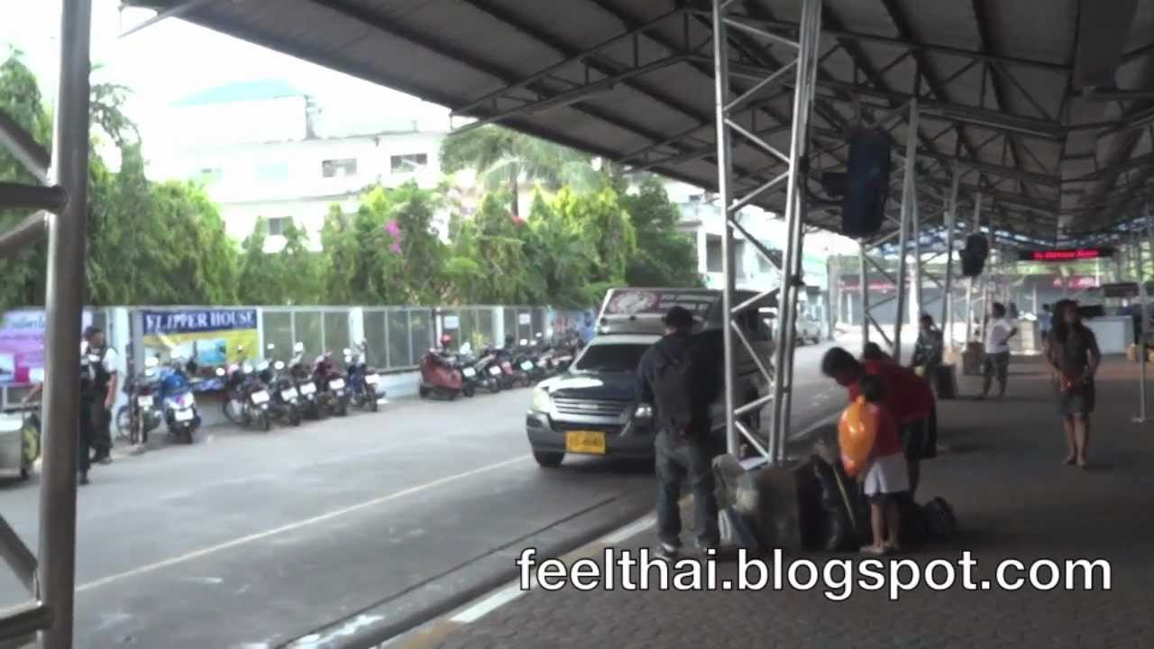 สถานีขนส่งเมืองพัทยา Pattaya bus terminal - YouTube