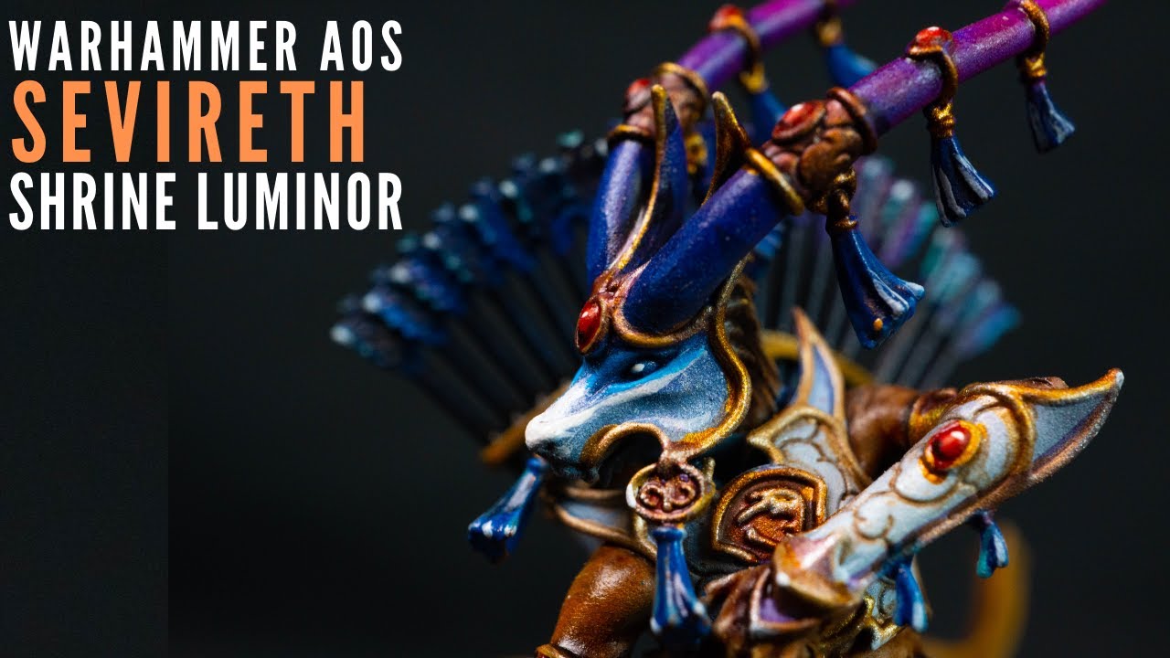Cinematic - How to paint Warhammer Lumineth Realm-Lords Sevireth ...