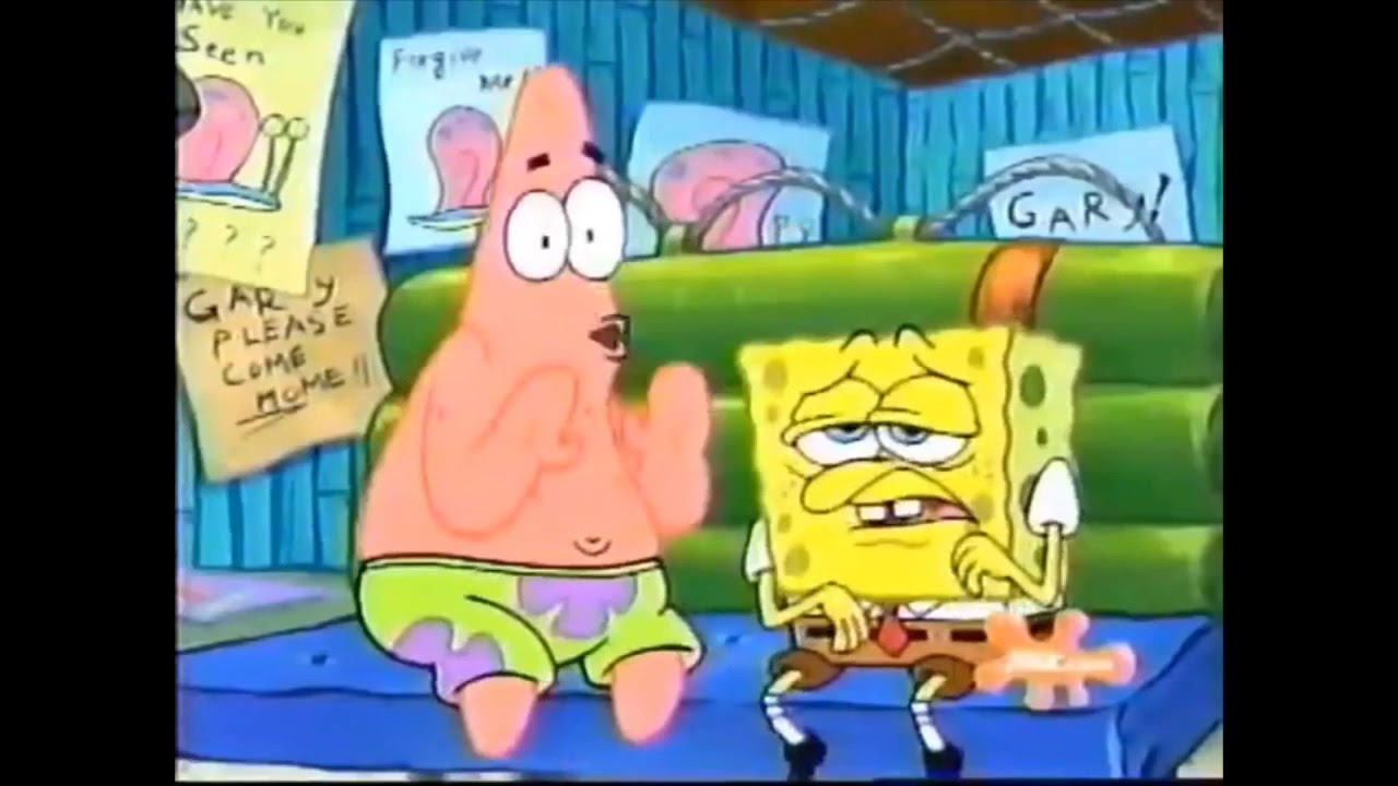 SpongeBob SquarePants Sad scene - YouTube