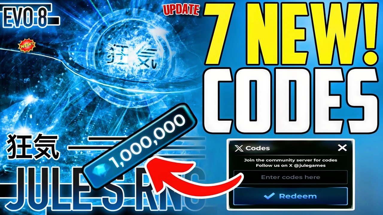 ⚠️10x LUCK!!💥[CODE]⚠️ JULES RNG ROBLOX CODES 2025! JULES RNG NEW AUGUST ...