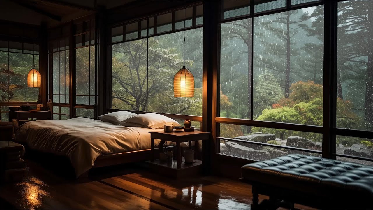 Soothing Rain For Sleep & Study | Natural Rain Sounds To Help You Rest ...