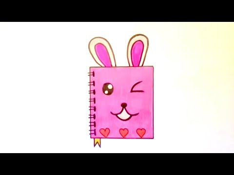 How to Draw a Cute Notebook 📒 - YouTube
