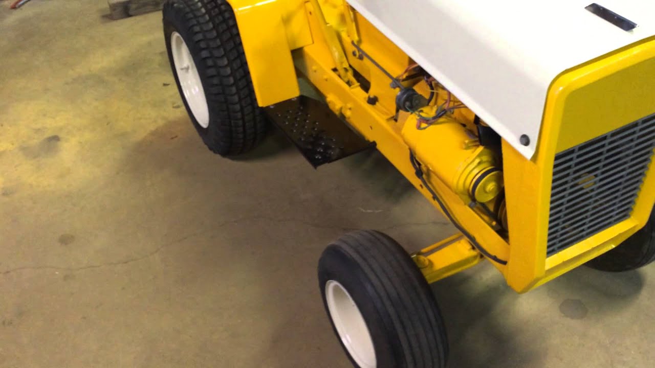 cub cadet 102 restoration part 3 - YouTube