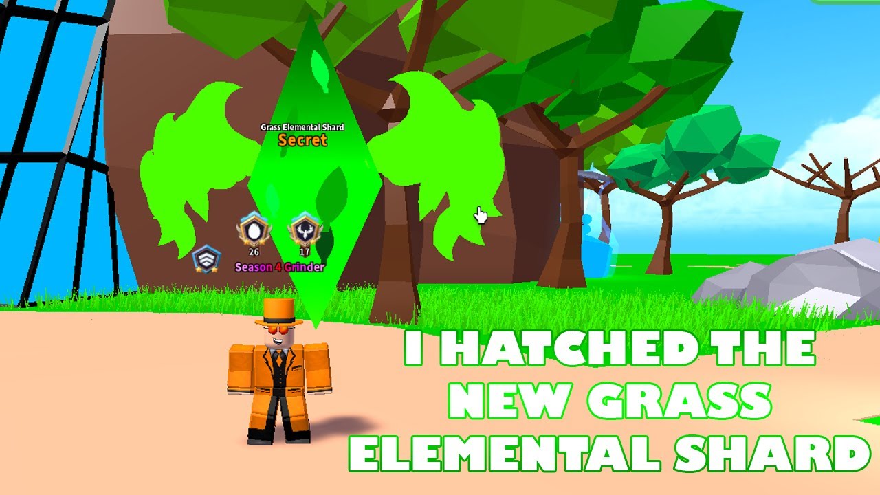 I HATCHED THE GRASS ELEMENTAL SHARD - Roblox Science Simulator - YouTube