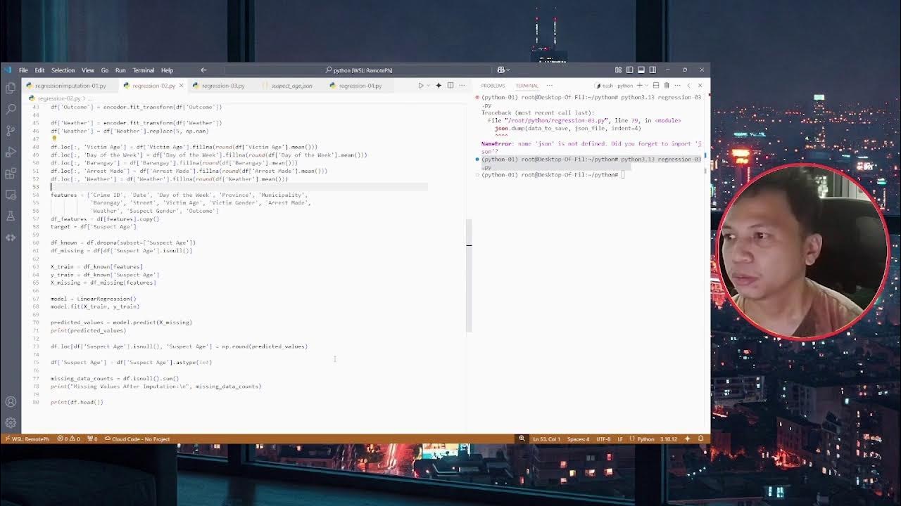 Mean, Linear Regression Imputation Explanation - YouTube