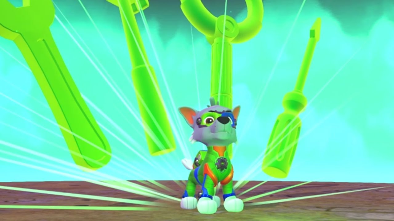 Paw Patrol Mighty Pups: Save Adventure Bay | The Meteor Mission (All ...