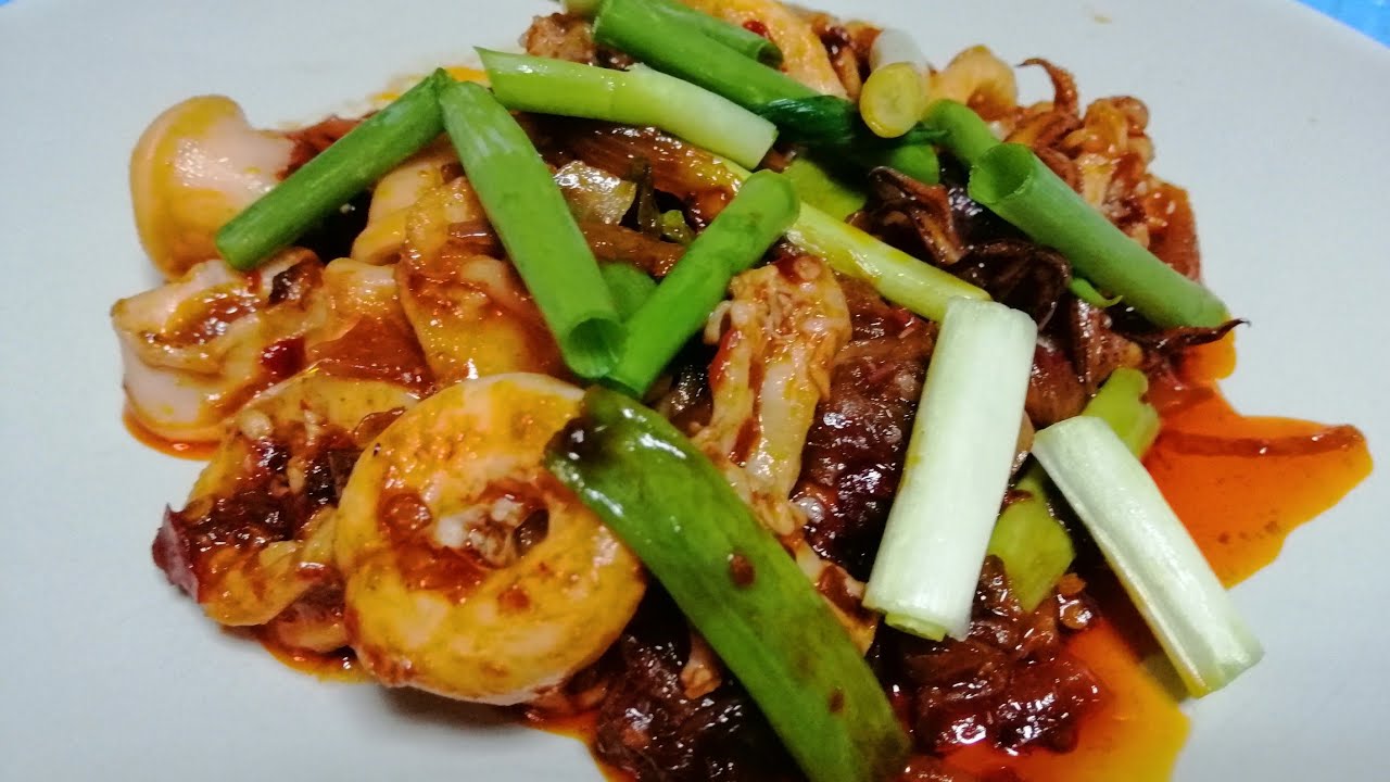 Squid Sambal Oelek|Red Chilli - YouTube