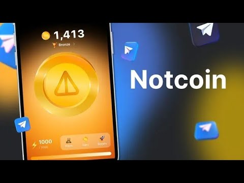 Notcoin mining app | Not coin telegram | Not coin new update | not coin ...