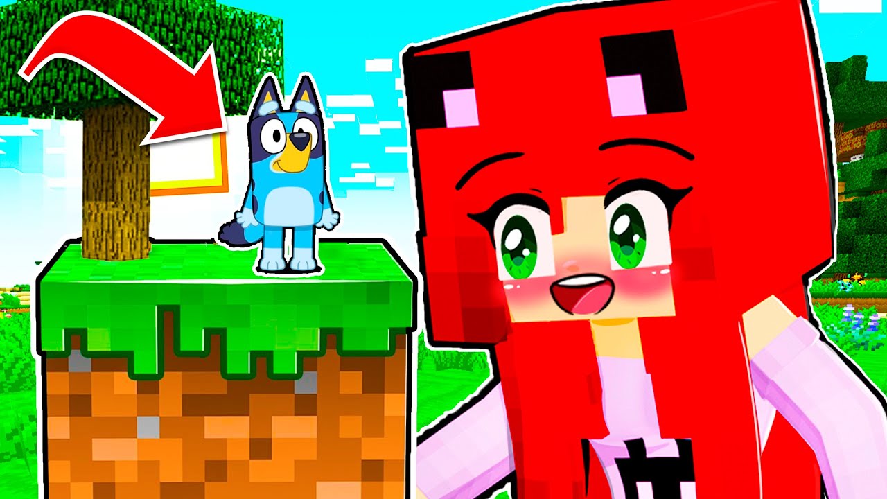 EL MEJOR ESCONDITE de BLUEY en 1 PIXEL de MINECRAFT - YouTube