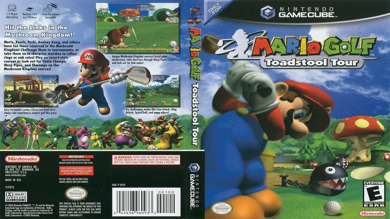 Nintendont Test: Mario Golf - Toadstool Tour (Gamecube 2003) - YouTube