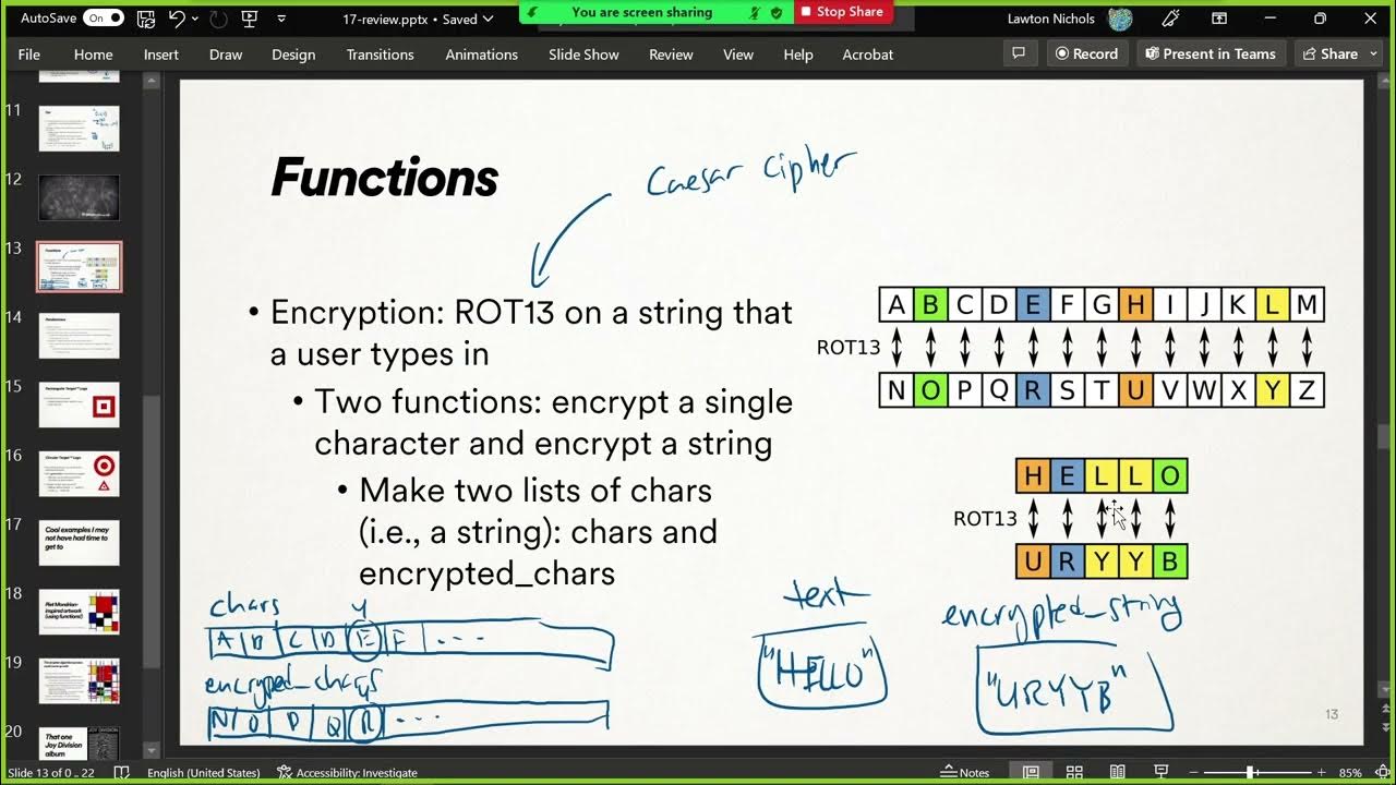 (F22) CSCI 1 Lecture 32 - YouTube