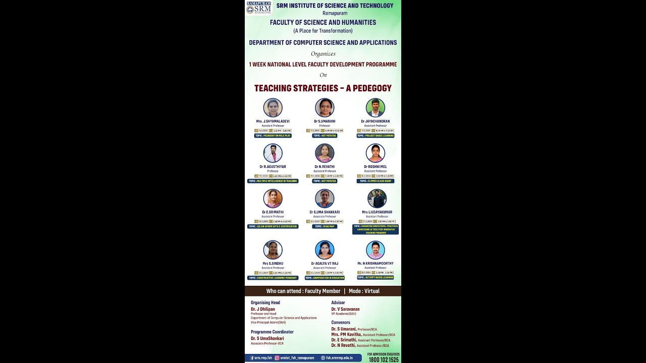 1 Week FDP-Teaching Strategies - YouTube