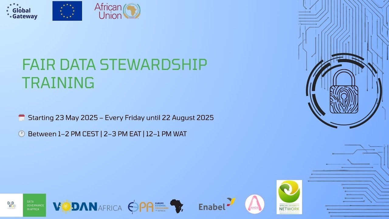 Session 3, Video 1: AHDS FAIR Data Stewardship Training - May - August 2025 - YouTube