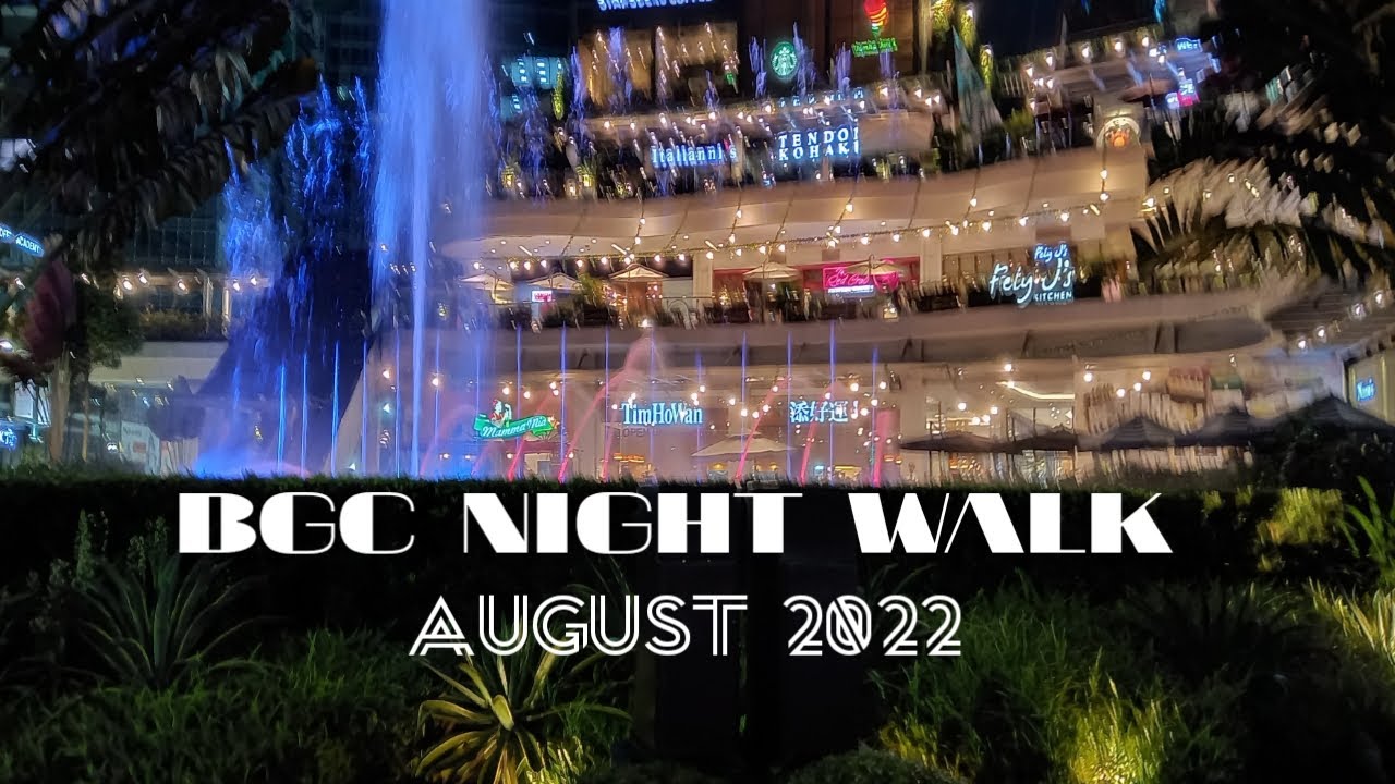 😱 HINDI MO AAKALAIN NA PILIPINAS PALA ITO 😲BGC NIGHT WALK SAFEST CITY ...