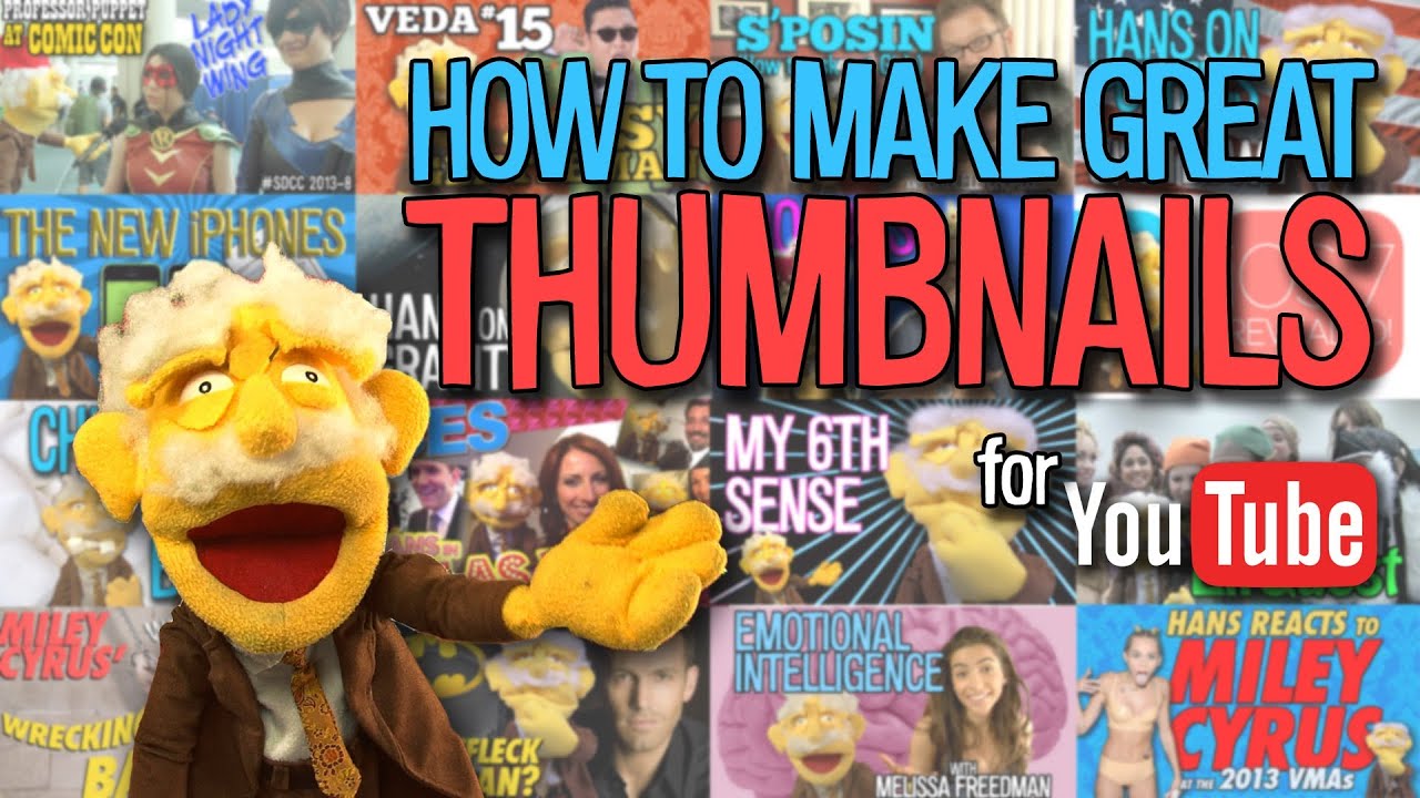 How to Make Great Thumbnails - YouTube