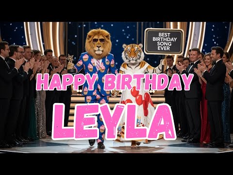 LEYLA Happy Birthday Song - Happy Birthday to Leyla