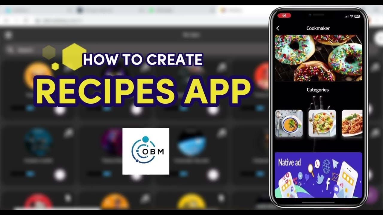 HOW TO CREATE RECIPES APP - YouTube
