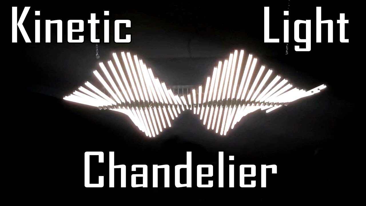 Kinetic Light Chandelier | MakerMan - YouTube
