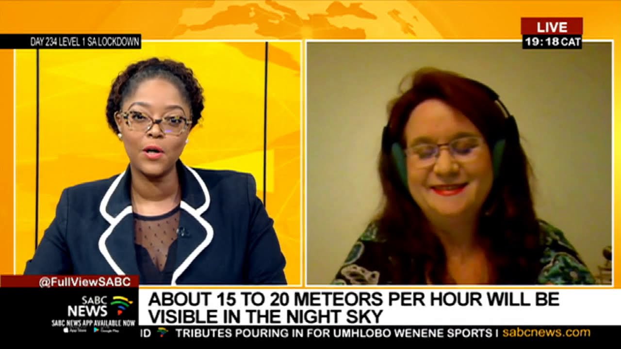 Leonids meteor shower 2020 with Carmel Ives - YouTube