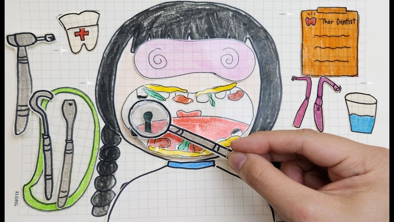 [ 🚀DIY PAPER ] Dentist care 🦷 | ASMR Paper DIY | Satisfying Video ...