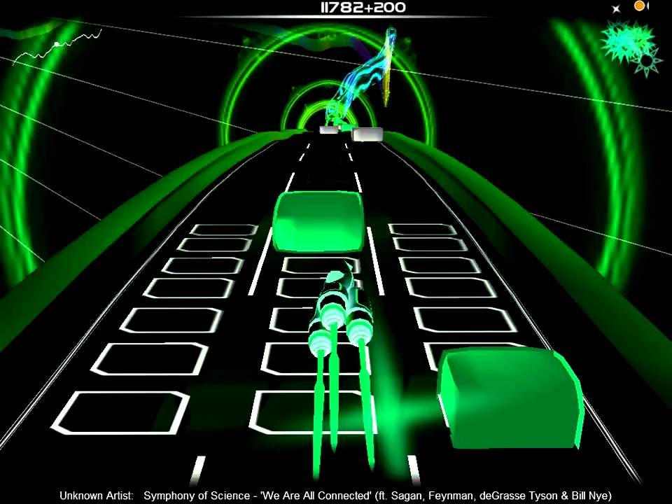 Audiosurf - Symphony of Science We Are All Connected - YouTube
