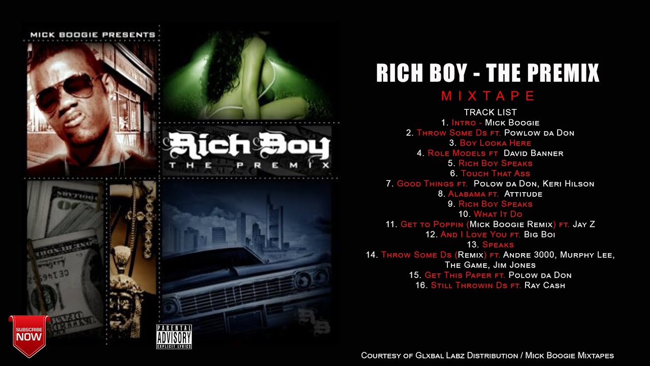 Rich Boy - The Premix (Full Mixtape) - YouTube