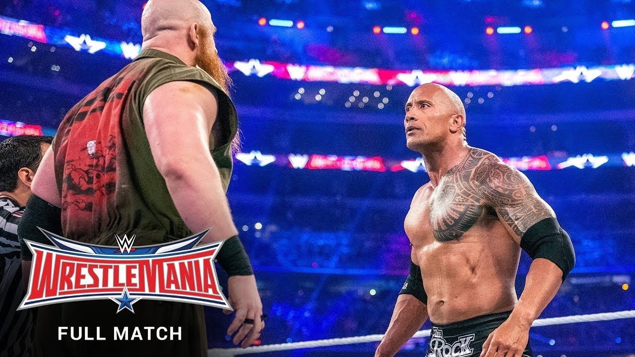 The Rock vs. Erick Rowan: WrestleMania 32 #wwe #gameplay #rock # ...