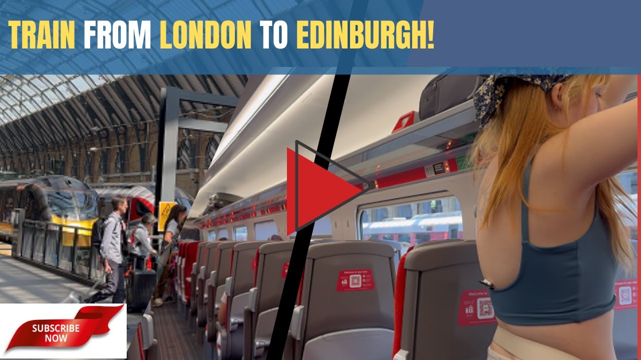 Scenic Train Journey from London to Edinburgh | Travel Vlog - YouTube