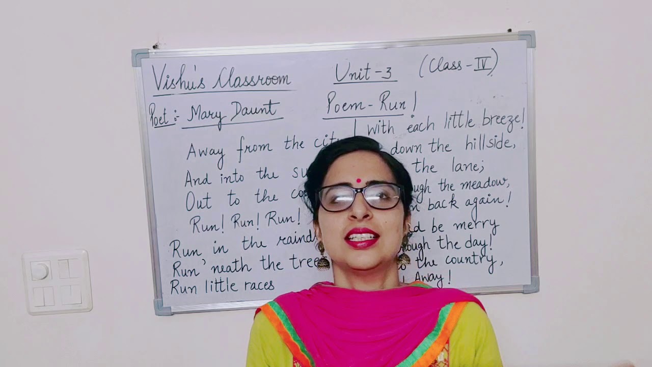 Poem - Run! ( class - 4) cbse - YouTube
