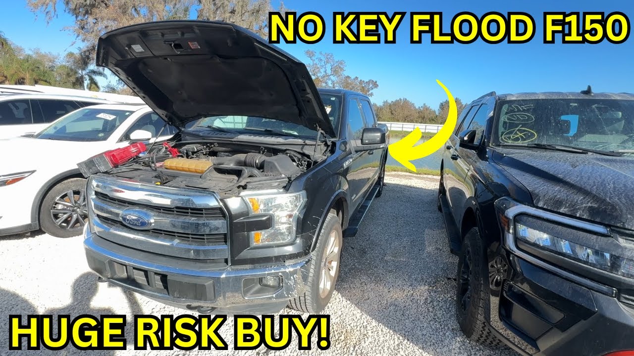 Ivan Wins a Flooded F150 W/ No Key Huge Risk of a Locked Up Engine ...