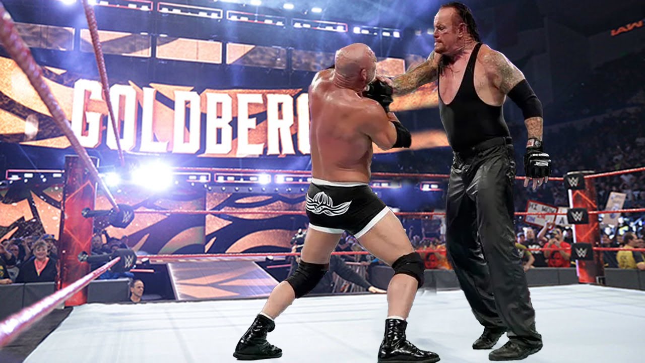 Goldberg vs. Undertaker WWE World Heavyweight Championship - YouTube