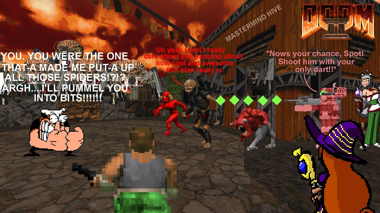 Doom BYOC Multiplayer - Outpost of the Spider Masterminds! - YouTube