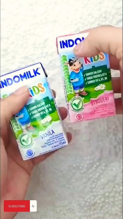 mencari dan menemukan jajanan susu indomilk vanila & stroberi di dalam kardus #huntingjajan # ...